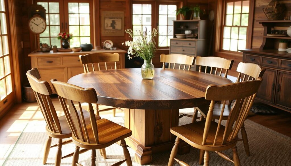 5 Incredible DIY Round Farmhouse Dining Table Ideas