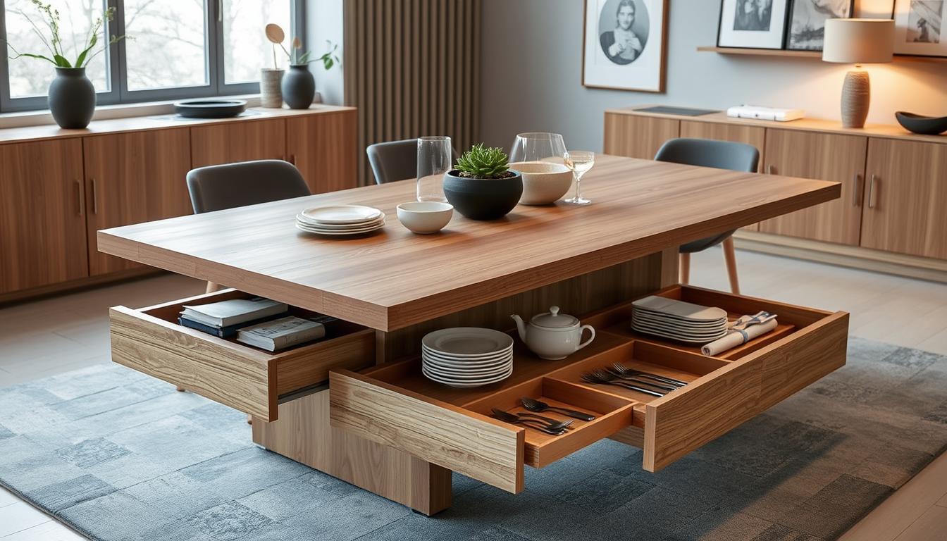 5 Incredible Dining Room Tables with Storage Options
