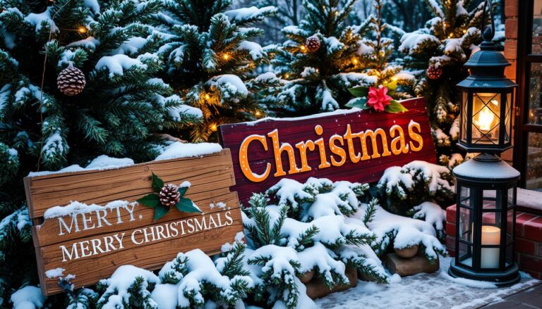 5 Stunning Custom Christmas Signage Signs Outdoor for the Holidays