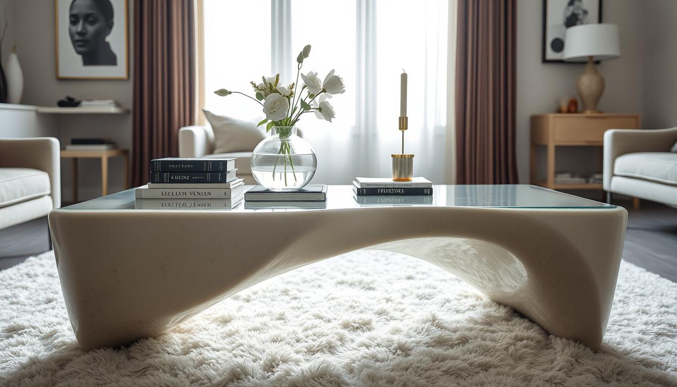 How to Style Your Waterfall Coffee Table Like a Pro