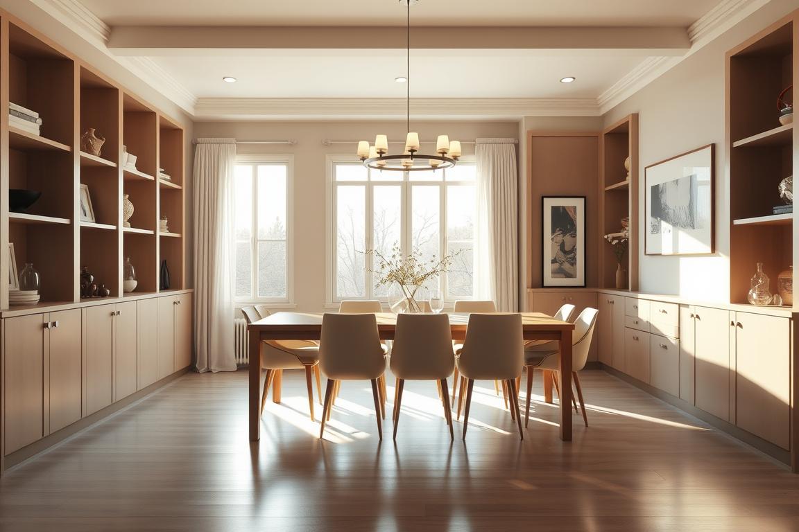 Dining Room in House Drawings: Layout & Design Guide