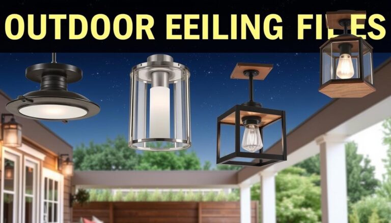 10 Best Outdoor Ceiling Lights for All Weather Conditions