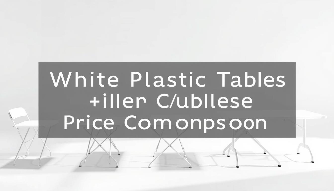 White Plastic Table Folding Options: Best Models & Uses